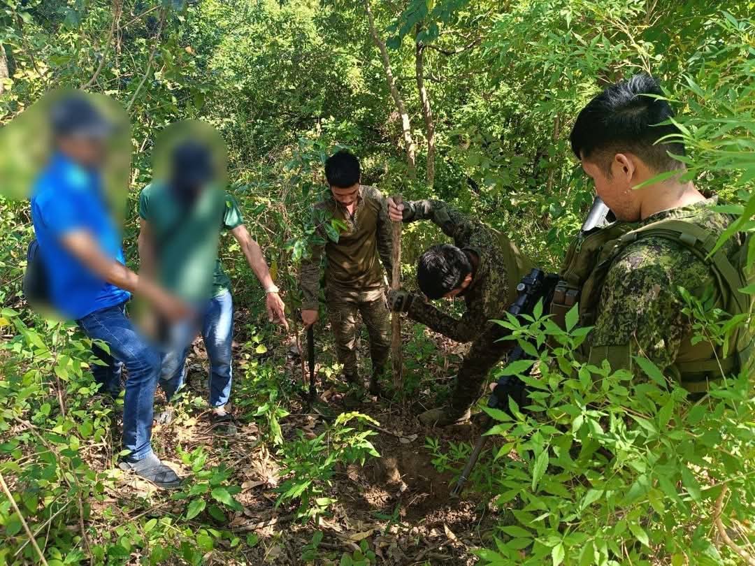 Inilibing na Gamit ng NPA, Nahukay ng Militar sa San Nicolas ...